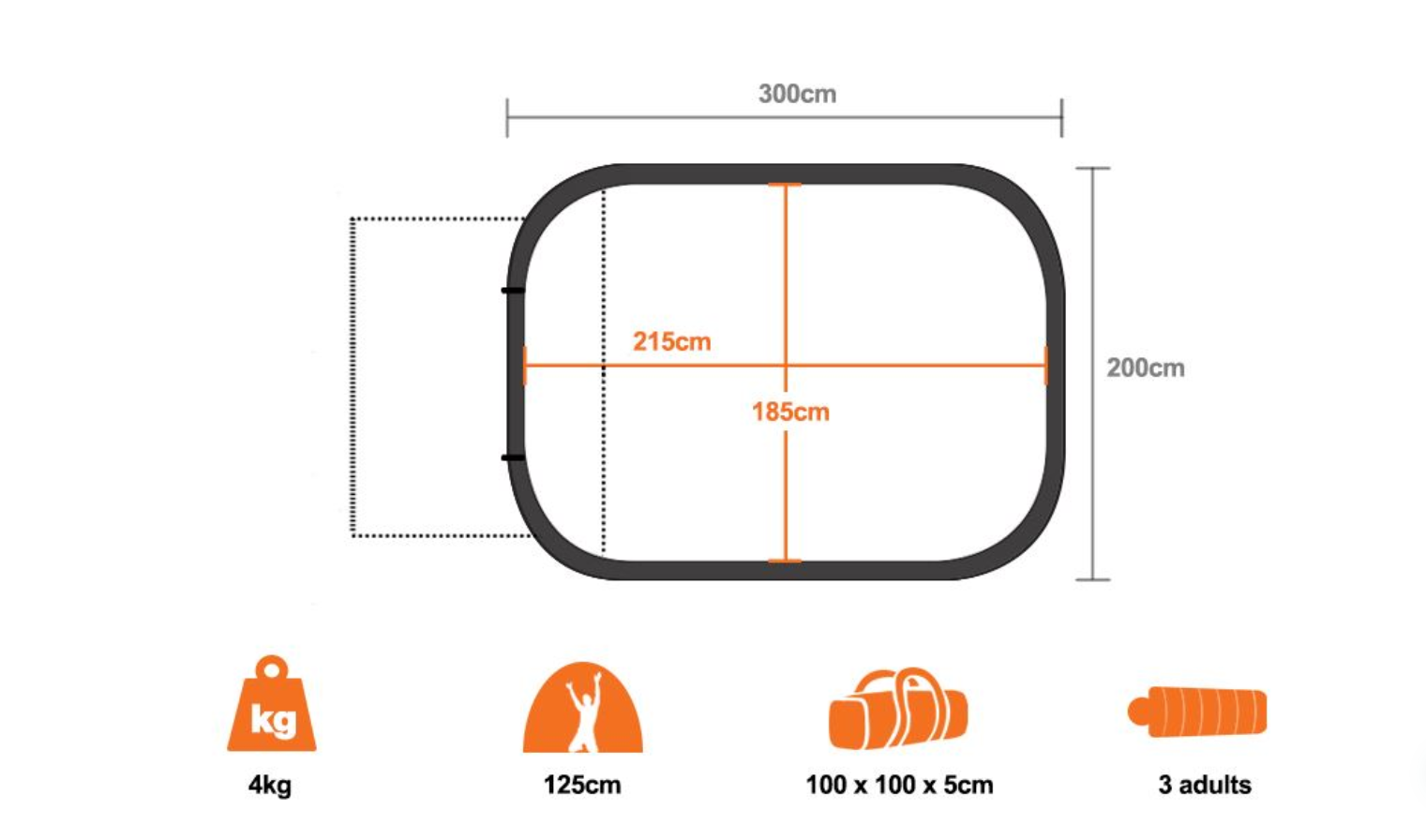 Malamoo 3-Second Tent — Oztent USA